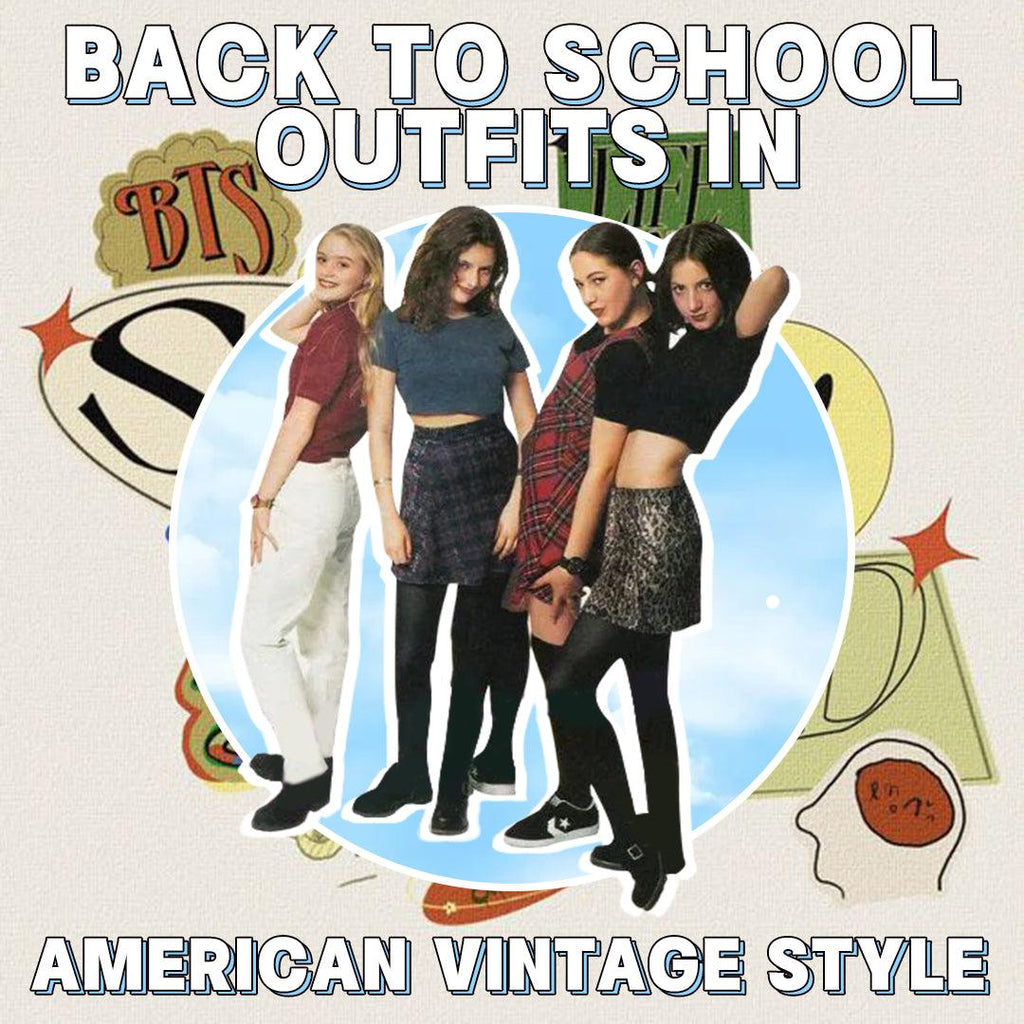 4 American Vintage Style Fashion Elements Upgrade Your Back to School ...