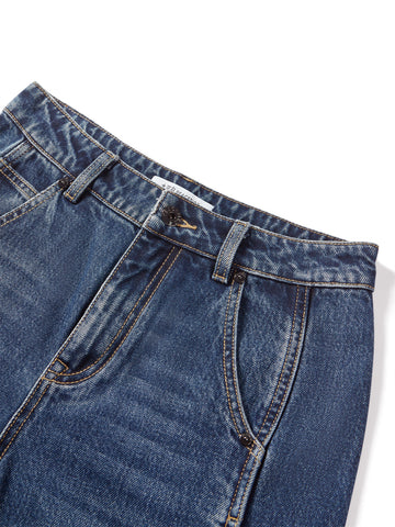 Women's Casual Wide-Leg Banana Jeans | Peacebird Women Fashion – shop ...